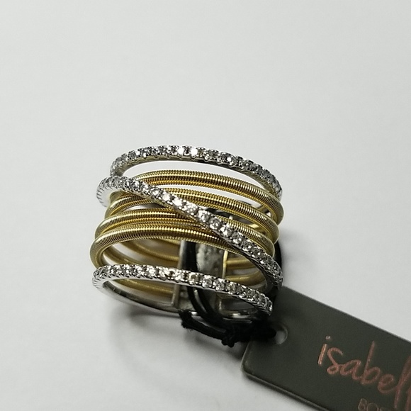 Isabella m. | Jewelry | Isabella M Two Tone Sterling Silver Ring | Poshmark